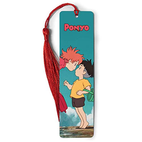 Bookmarks Metal Ruler Ponyo Bookography Measure Tassels Bookworm for Book Markers Lovers Reading Notebook Bookmark Bibliophile Gift
