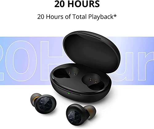 Realme Buds Q2 Active Noise Cancellation (ANC) in-Ear TWS Earphones,Black