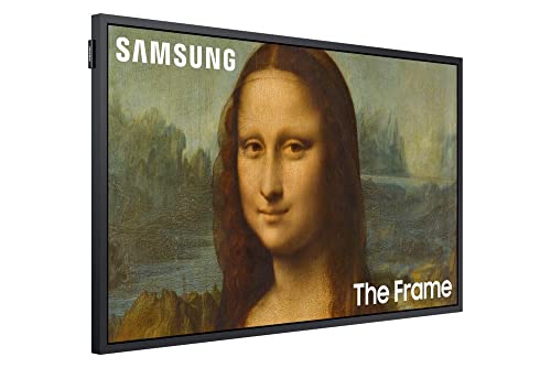 SAMSUNG QN75LS03BAFXZA 75" The Frame 4K UltraHD Smart QLED TV with a Sanus SA-IWB17-W1 17" TV Media in-Wall Box (2022)