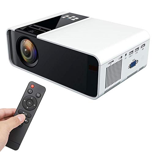 Bewinner 1080P LED Portable Projector Indoor/Outdoor Smart 4K Bluetooth WiFi Projector for Home Theater 1280 720 Physical Resolution for Android (US)