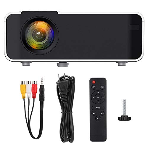 Bewinner 1080P LED Portable Projector Indoor/Outdoor Smart 4K Bluetooth WiFi Projector for Home Theater 1280 720 Physical Resolution for Android (US)