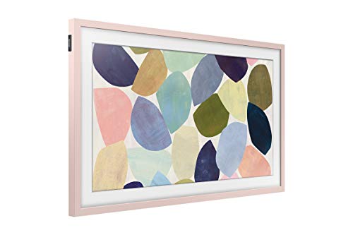 SAMSUNG 32-inch Class The Frame TV with Customizable Natural Pink Bezel (2020 Model)