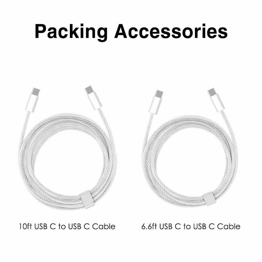 6/10 Ft USB C to USB C Fast Charger Cable for New iPad Pro 12.9 in 6th/5th/4th/3rd Gen, iPad Pro 11-inch 4th/3rd/2nd/1st, iPad Air 5/4, iPad 10th Generation, iPad Mini 6, iPad/Pro Charging Cord