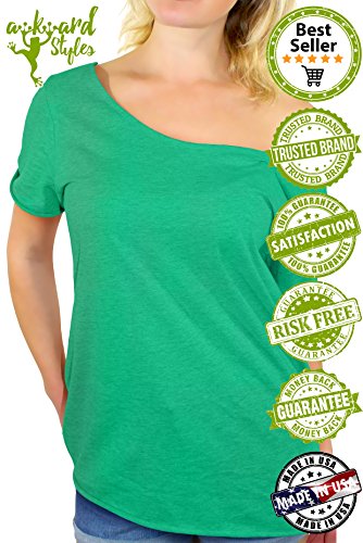 Awkwardstyles Three Sugar Skulls with Roses Off Shoulder Tops T-Shirt + Sticker Gift Black XL