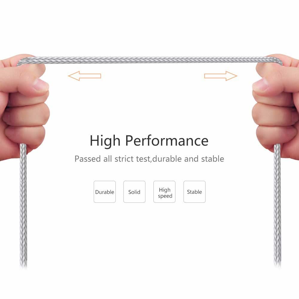 6/10 Ft USB C to USB C Fast Charger Cable for New iPad Pro 12.9 in 6th/5th/4th/3rd Gen, iPad Pro 11-inch 4th/3rd/2nd/1st, iPad Air 5/4, iPad 10th Generation, iPad Mini 6, iPad/Pro Charging Cord