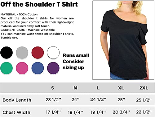 Awkwardstyles Three Sugar Skulls with Roses Off Shoulder Tops T-Shirt + Sticker Gift Black XL