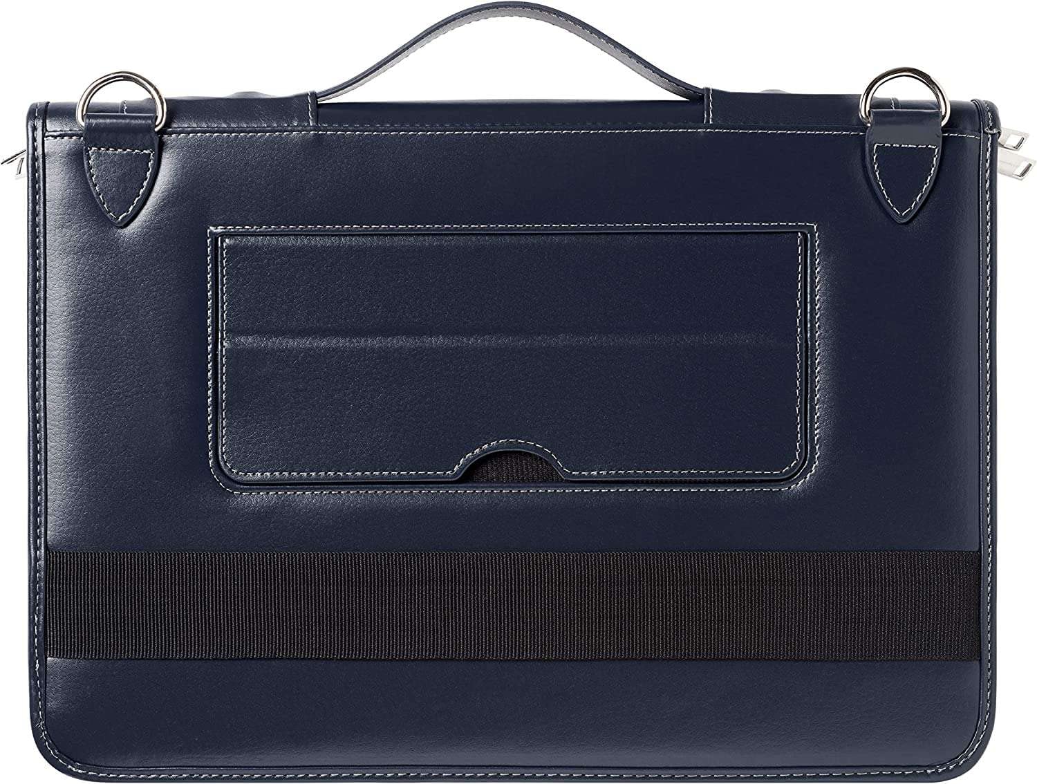 Broonel Blue Leather Laptop Messenger Case - Compatible with HP Elite x2 G4 12.3" WUXGA+ Touchscreen Detachable Tablet