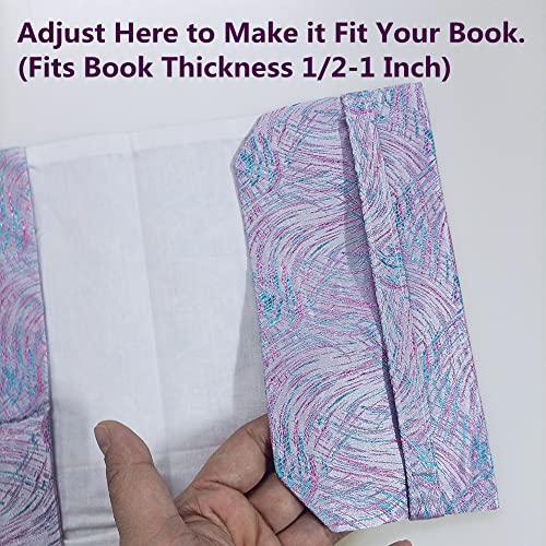 PUPUZAO A5 Book Cover ( Sunset Glow ) Hard Book Sleeve Cover for Paperback,Journal,Diary,Novel,Washable Fabric,Fits Thickness Adjustable
