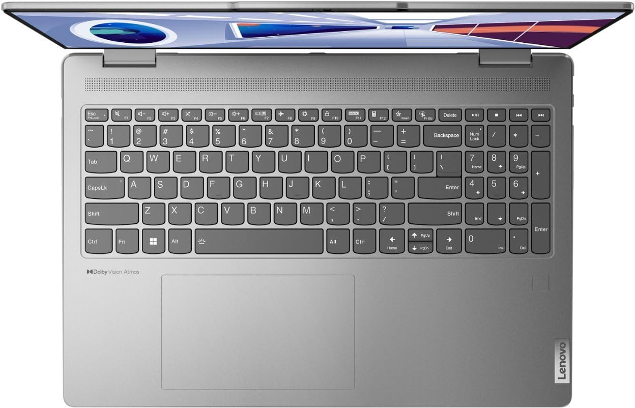 Lenovo Yoga 7i 16" WUXGA Touch 2-in-1, 360° flip-and-fold Design, Intel Core i5-1335U, 4.6GHz, 10-core, 8GB RAM 2TB SSD, Intel Iris Xe Graphics, WiFi, Backlit KB, Win11, Storm Grey, NoCo Bundle