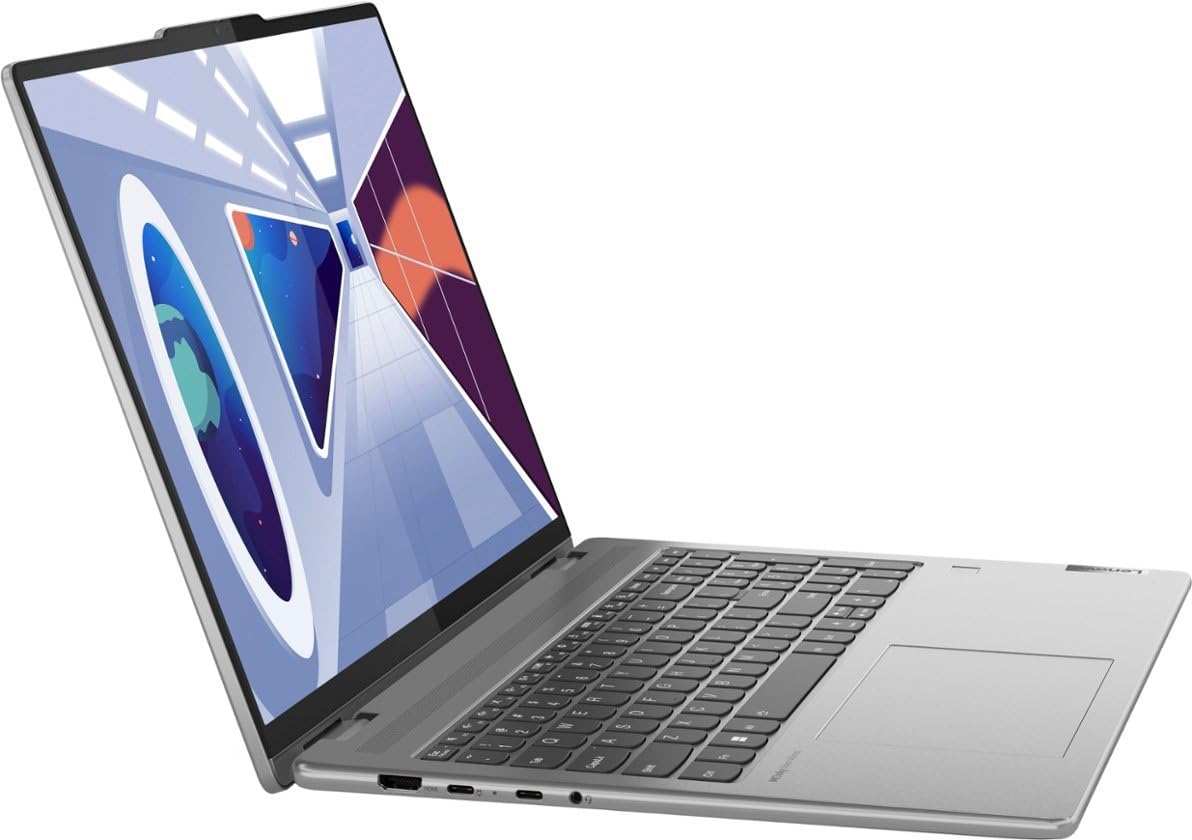 Lenovo Yoga 7i 16" WUXGA Touch 2-in-1, 360° flip-and-fold Design, Intel Core i5-1335U, 4.6GHz, 10-core, 8GB RAM 2TB SSD, Intel Iris Xe Graphics, WiFi, Backlit KB, Win11, Storm Grey, NoCo Bundle