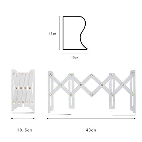 YIHUI Book Ends,Decorative Adjustable Book Ends for Shelves Heavy Books,Nonslip Book Stander for Desk, Shelf, Office, Stationery Kids Gift (Black)