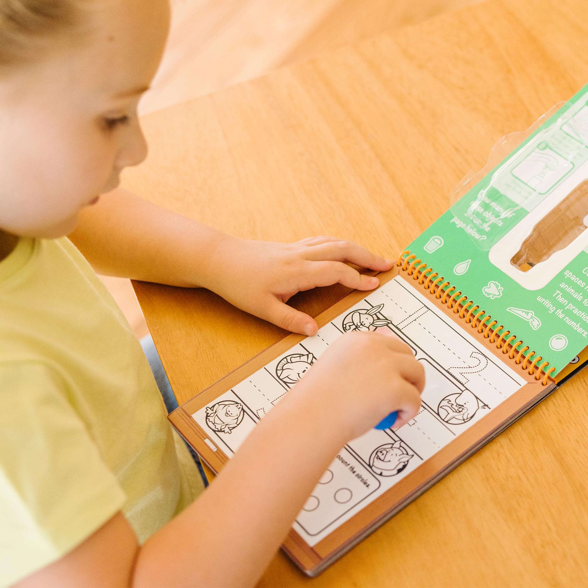 Melissa & Doug On the Go Water Wow! Reusable Water-Reveal Activity Pad - Numbers - FSC Certified