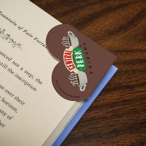 Friends Central Perk Logo Heart Faux Leather Bookmark - Set of 2