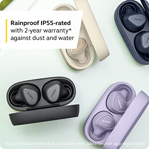 Jabra Elite 3 in Ear Wireless Bluetooth Earbuds β Noise Isolating True Wireless Buds with 4 Built-in Microphones for Clear Calls, Rich Bass, Customizable Sound, and Mono Mode - Dark Grey