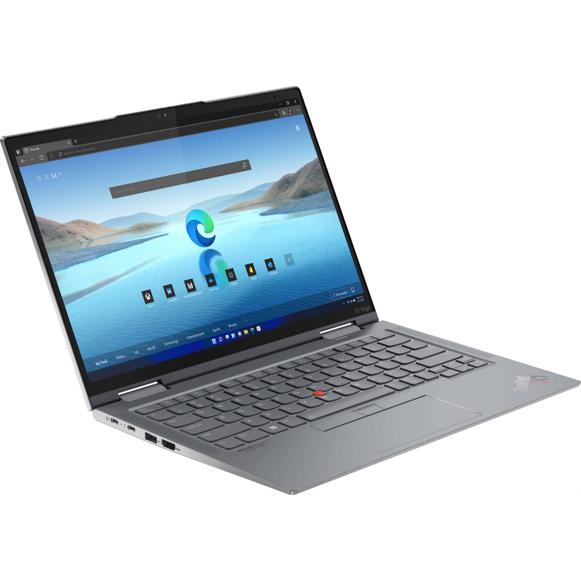 Lenovo ThinkPad X1 Yoga Gen 6 14" FHD+ IPS, Touchscreen, 500 Nits, 2-in-1 Laptop (Intel i7-1165G7, 16GB RAM, 2TB PCIe SSD, Backlit KYB, Fingerprint, 2 Thunderbolt 4, Active Pen, Win11P) w/DKZ Hub