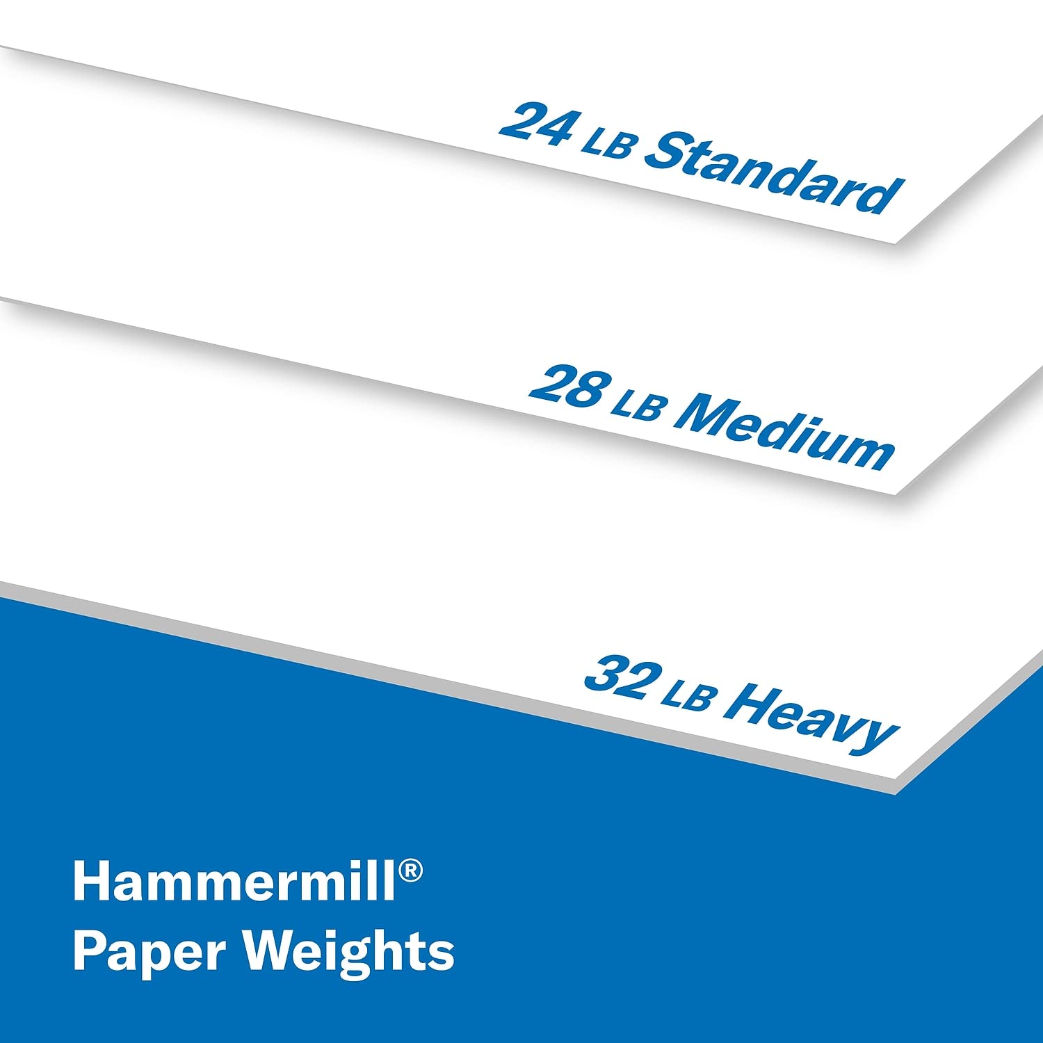 Hammermill Printer Paper, Premium Color 32 Lb Copy Paper, 8.5 x 11-1 Ream (500 Sheets) - 100 Bright, Made in the USA, 102630R