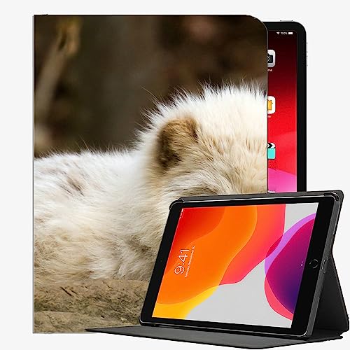 YENDOSTEEN iPad Pro 12.9 Case 2022/2021 / 2020/2018,Nature Animals Baby Animals Cover for iPad Pro 12.9 Inch 6th/5th Generation- Pencil Holder