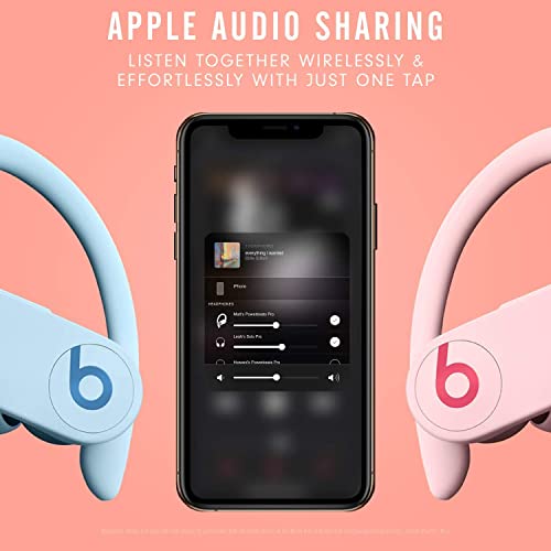 Beats_by_dre Beats Powerbeats Pro Wireless Earbuds - Class 1 in-Ear Bluetooth Headphones with Bonus Cleaning Cloth - Glacier Blue