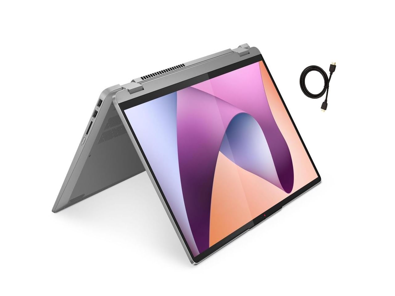 Lenovo IdeaPad Flex 5 16" WUXGA IPS Touch Premium 2-in-1 Business Laptop, AMD 8-core Ryzen 7 7730U Upto 4.5GHz, 16GB RAM, 2TB PCIe SSD, Backlit, Fingerprint, Digital Pen, Windows 11 Pro + HDMI Cable