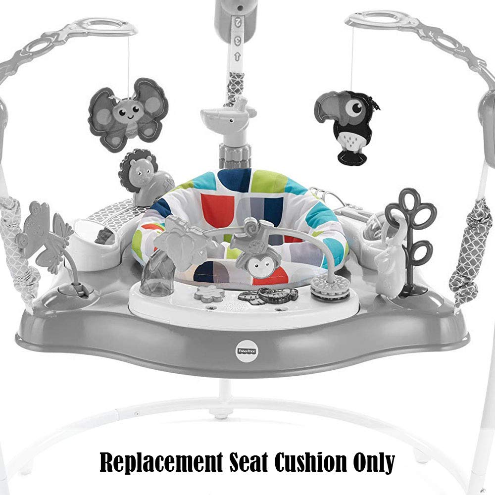 Replacement Pad for Fisher-Price Jumperoo - FVC13 ~ Color Climbers Print ~ Replacement Seat Cushion