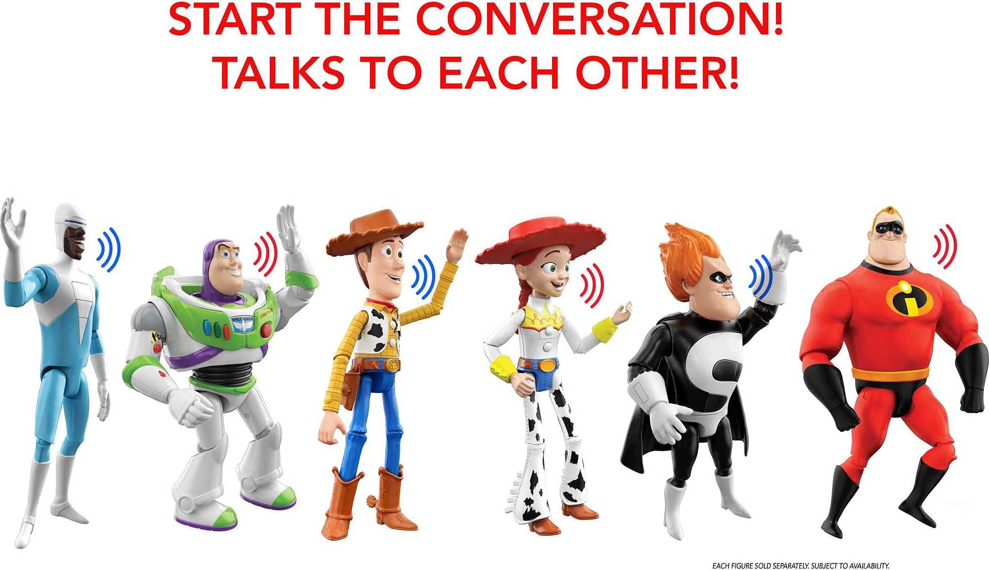 Mattel Pixar Toy Story Toys, Woody Interactables Talking Action Figure, Interactive Collectible Toy, For Kids