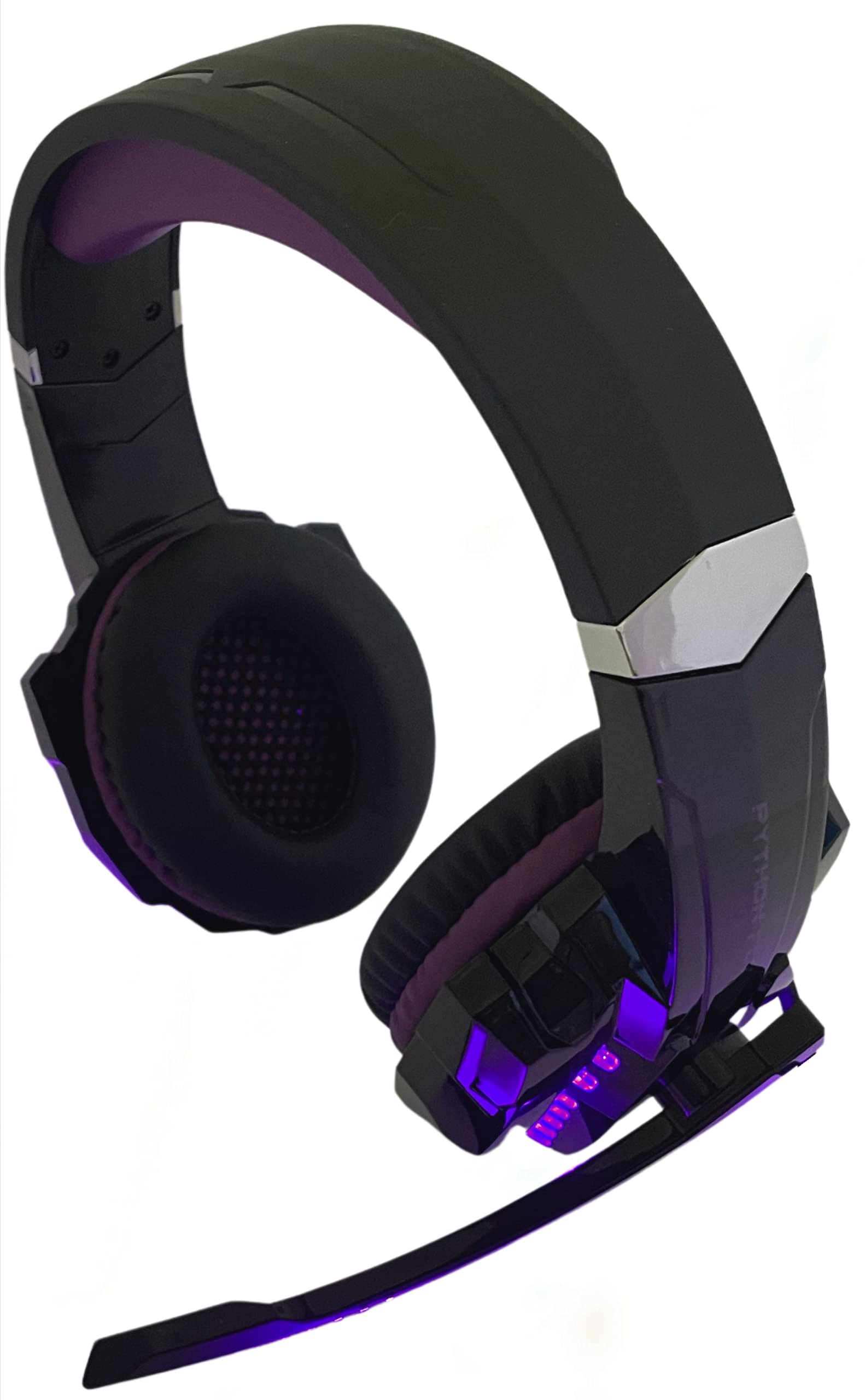 Nxt Level G9000 Pro 7.1 Stereo Surround Sound Lightweight Gaming Headset Noise Cancelling Microphone RGB LED Light Up Headphones Soft Over Ear Memory Pads for PS4 PS5 PC Xbox ONE Switch PC Laptop Mac…