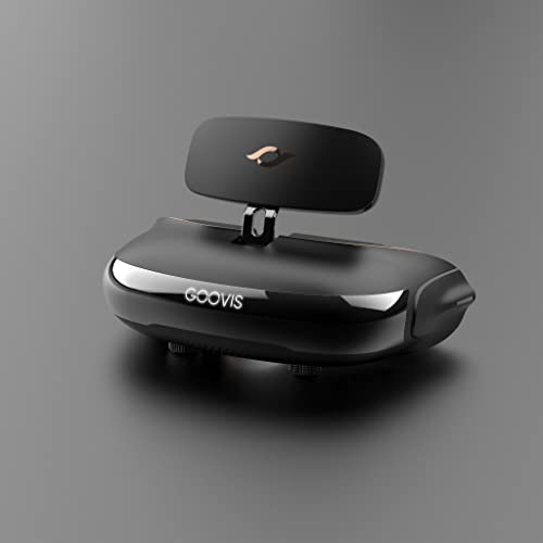 GOOVIS Pro AMOLED Display Head-Mounted Display Blu-Ray 2D / 3D Glasses for Netflix Prime Video Hulu Apple TV+ YouTube Video Movies Compatible with PS5 and Any Other Gaming Consoles HDMI connectable