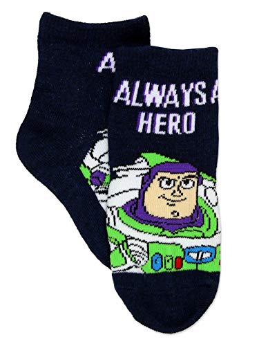 Disney Toy Story 4 Boys Girls Toddler 5 Pack Crew Sock Set (Shoe: 4-7 (Sock: 2-4), Grey/Multi)