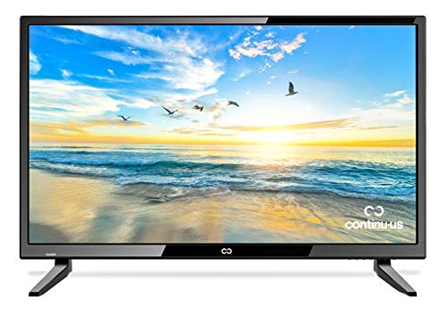 28â LED HDTV by Continu.us | CT-2860 High Definition Non-Smart Television 720p 60Hz TV, Lightweight and Slim Design, VGA/HDMI/USB Inputs, VESA Wall Mount Compatible.
