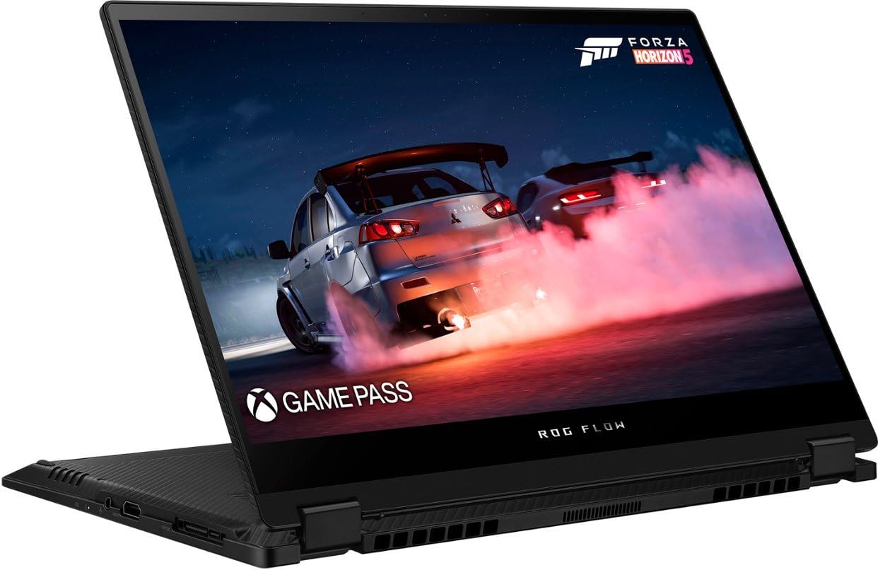 ASUS ROG 13.4" WUXGA Touchscreen Gaming Laptop, 2-in-1 Design, AMD Ryzen 9 6900HS, 16GB Memory, 1TB SSD, NVIDIA GeForce RTX 3050 Ti, Backlit KB, Win 11, Off Black, W/GaLiMu