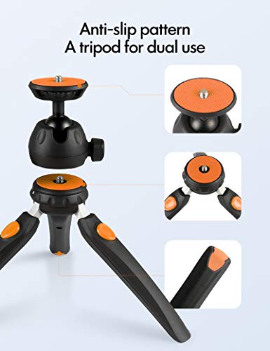 Projector, AKIYO Mini Portable Projector Tripod, 360° Arbitrary Rotation with 2 Height Modes, Multi-Function, Support Most of The Projectors Or Cameras Within 4.4lbs