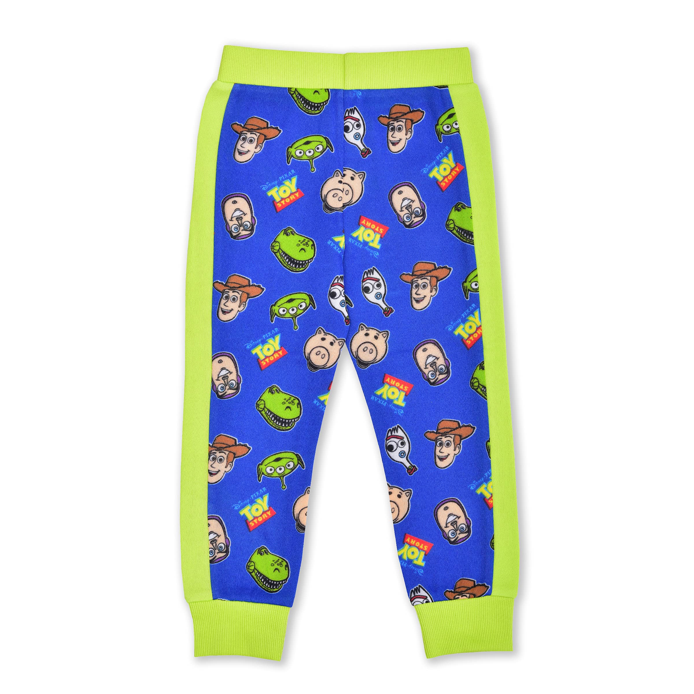 Disney Toy Story Buzz Lightyear, Woody, Rex and Forky Boys Sweatshirt and Pants Set for Toddler to Big Kids