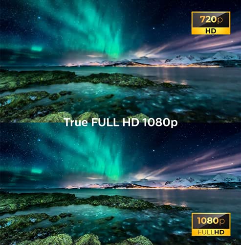 Philips NeoPix Ultra 2+, True Full HD Projector with Android TV Dongle, Chromecast Built-in, HDMI