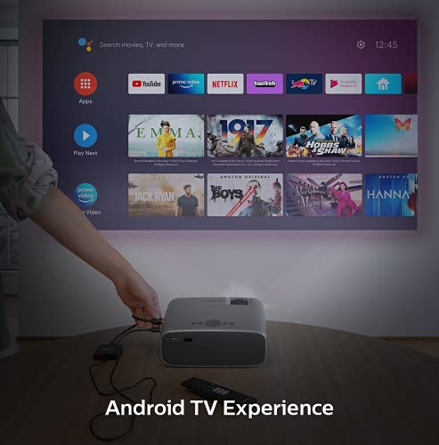 Philips NeoPix Ultra 2+, True Full HD Projector with Android TV Dongle, Chromecast Built-in, HDMI