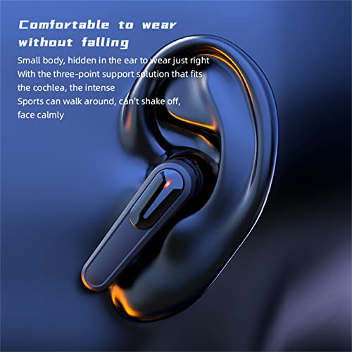 pstuiky Auto Pairing WirelessâEarbuds Bluetooth 5.1 in Ear Light-Weight Headphones Built-in Microphone HiFi Immersive Premium Stereo Sound with Charging Case Sports Games Headset