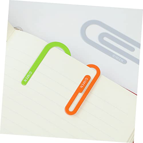 Operitacx 4pcs Paperclip Bookmark Paper Folders Metal Bookmarks Metal Folder Stationery Binder Clips Fun Paper Clips Notice Board Iron Paper Clips Students Paper Clips File Paper Clips
