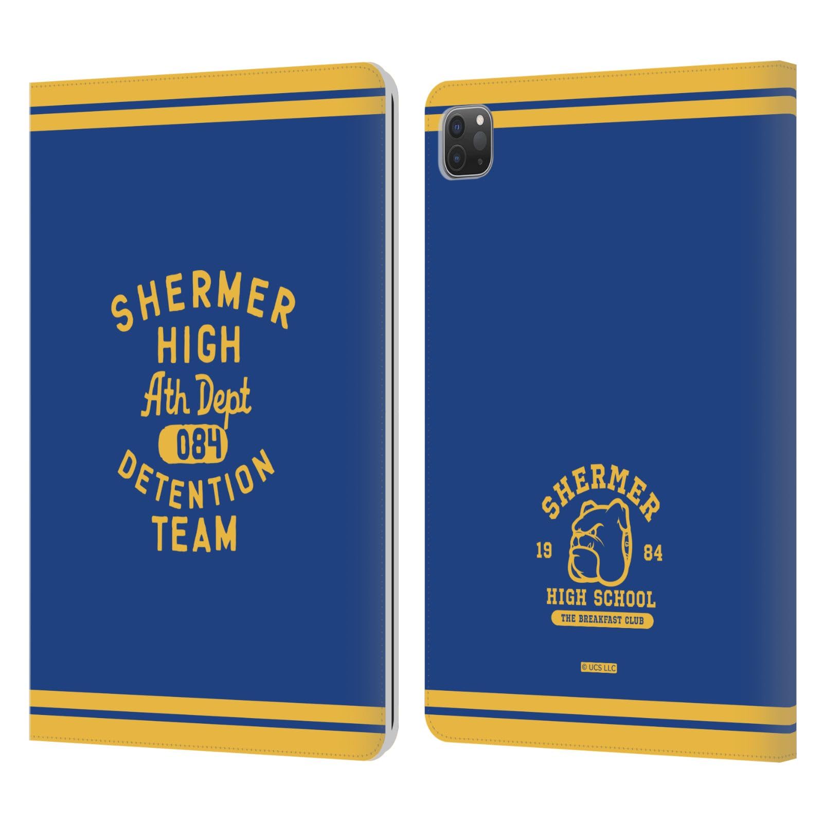 Head Case Designs Officially Licensed The Breakfast Club Shermer High Ath Depth Graphics Leather Book Wallet Case Cover Compatible with Apple iPad Pro 11 2020/2021 / 2022