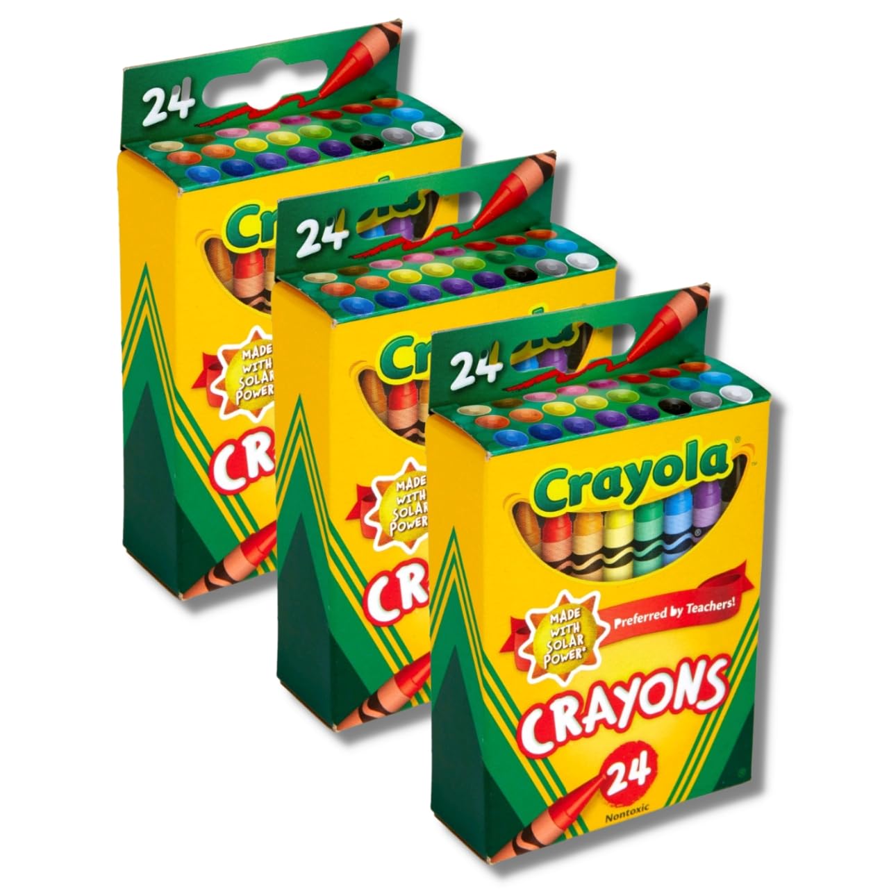 Classic Color Pack Crayons (24/Box) [Set of 3]