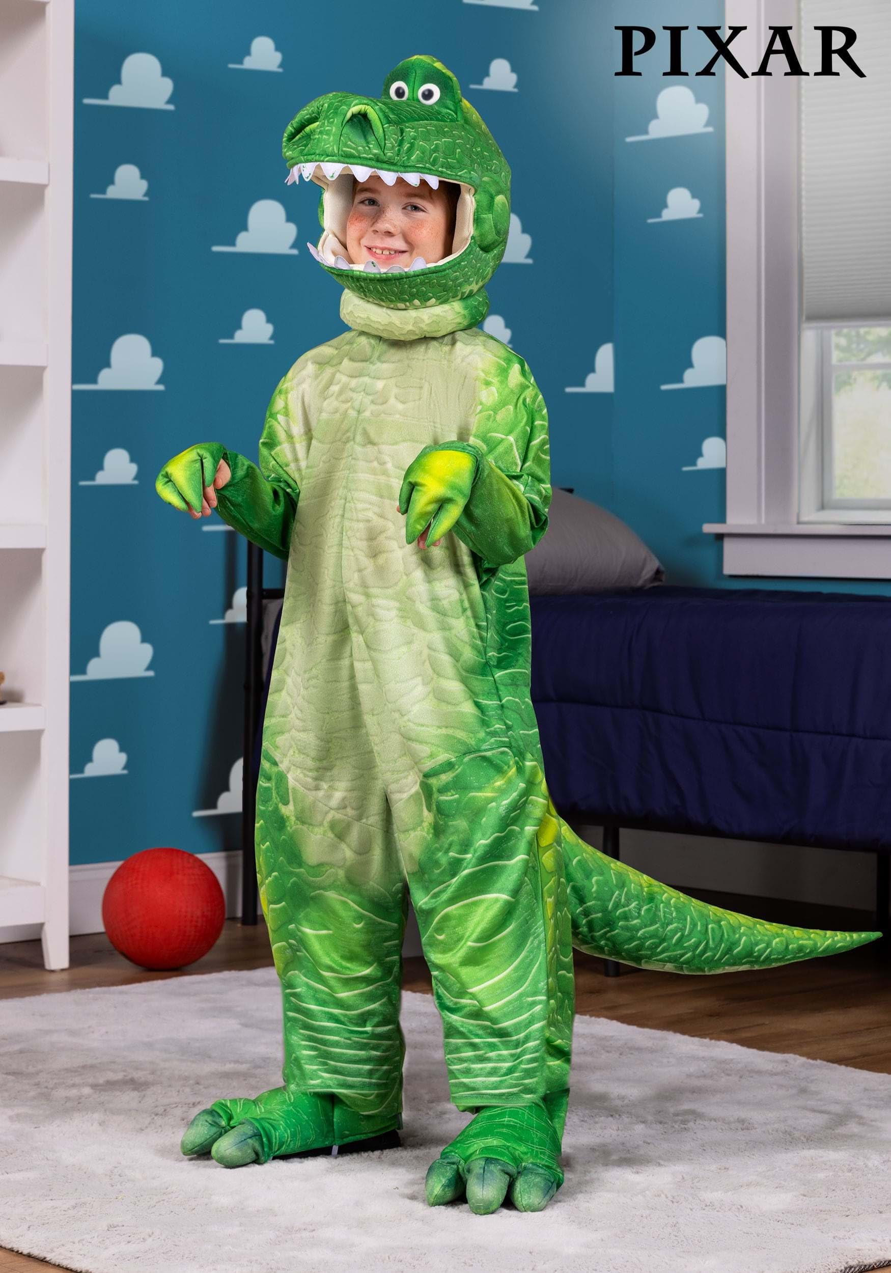 Fun Costumes Kid's Deluxe Toy Story Rex Costume - M
