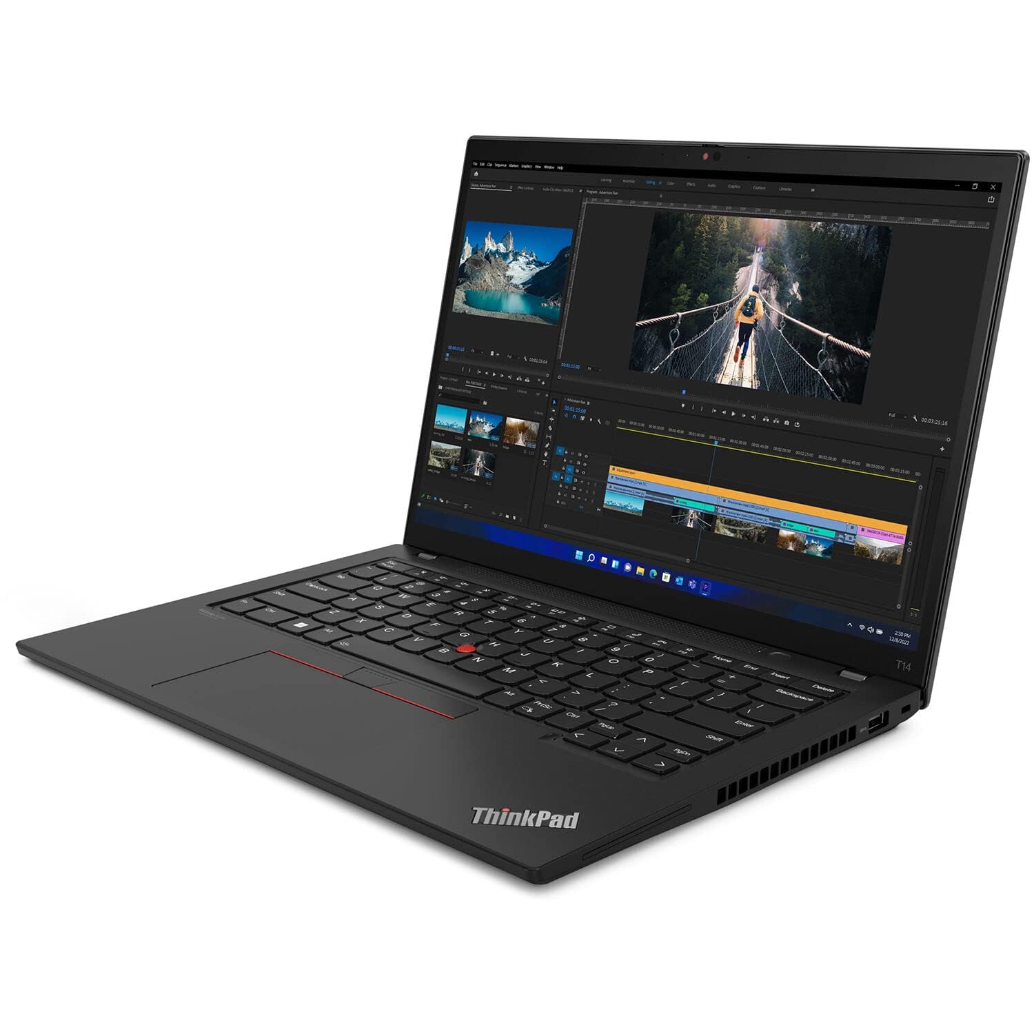 2024 ThinkPad T14 Gen 3 14" WUXGA Touchscreen (Intel 10-Core i5-1235U, 16GB RAM, 1TB SSD) Business Laptop, Backlit KB, Fingerprint Reader, FHD IR Webcam, 3-Yr Warranty, Wi-Fi 6E, Win 11 Pro