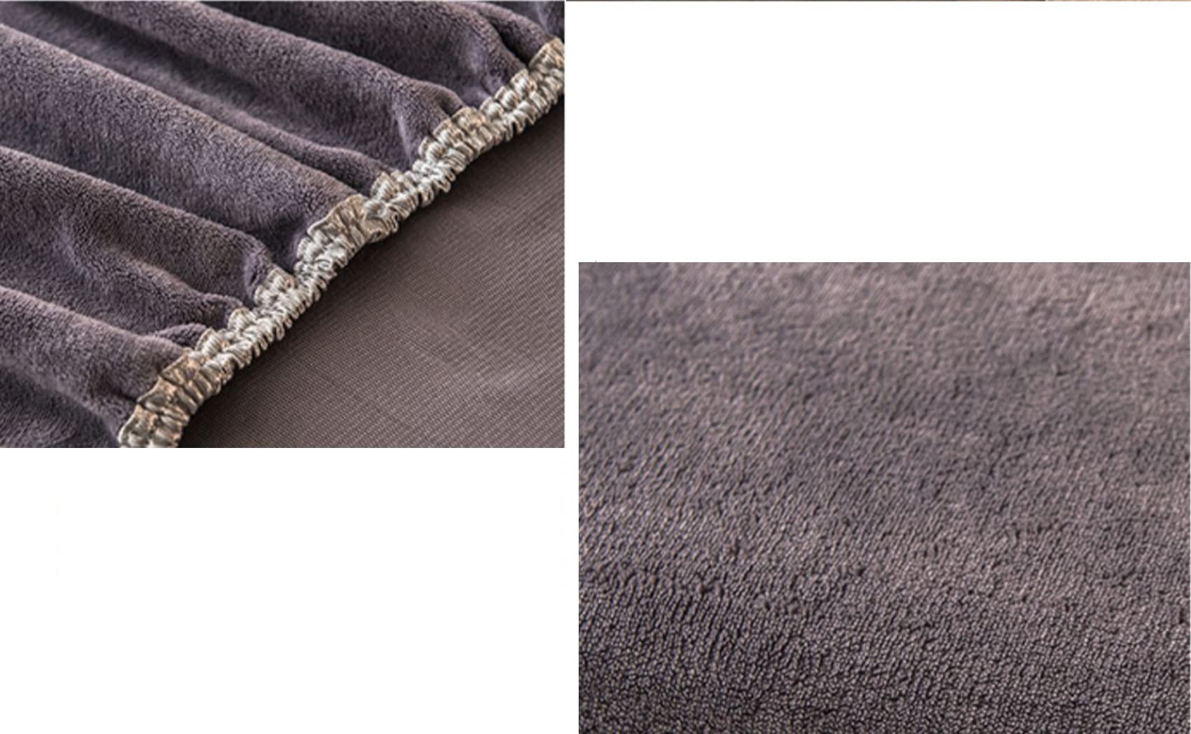 GXFWJD 100% Polyester Super Warm Twin Fitted Sheet with Elastic All Around ,Extra Deep Pocket,King Fitted Sheets for Mattress from 2 Up to 11 (Color : D, Size : 180cmx220cm)