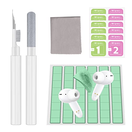 Cleaner Kit for Airpod, Earbud Cleaning Putty Remove Ear Wax, Bluetooth Earbuds Cleaning Kit with Soft Brush for Airpod Pro iPad Laptop Wireless Earphones Charging Case Camera Mobile Phone DEVENTORZ