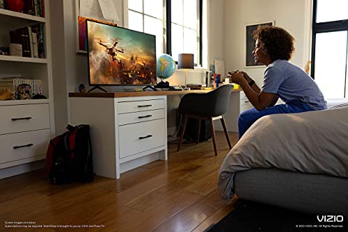 VIZIO 24-inch D-Series Full HD 1080p Smart TV with Apple AirPlay and Chromecast Built-in, Screen Mirroring for Second Screens, & 150+ Free Streaming Channels, D24f-J09, 2021 Model (Renewed)