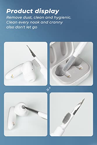 Cleaner Kit for Airpod, Earbud Cleaning Putty Remove Ear Wax, Bluetooth Earbuds Cleaning Kit with Soft Brush for Airpod Pro iPad Laptop Wireless Earphones Charging Case Camera Mobile Phone DEVENTORZ