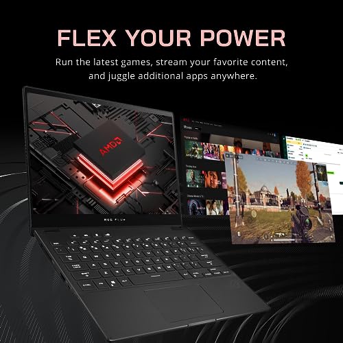 ASUS ROG Flow X13 13.4/ WUXGA Touchscreen Laptop, AMD R9 6900HS, 16GB LPDDR5, 1TB SSD, NVIDIA RTX 3050&XG Mobile Dock GC32L AMD RX 6850M XT, Backlit Keyboard, Win 11 Pro, Black, 32GB Hotface USB Card