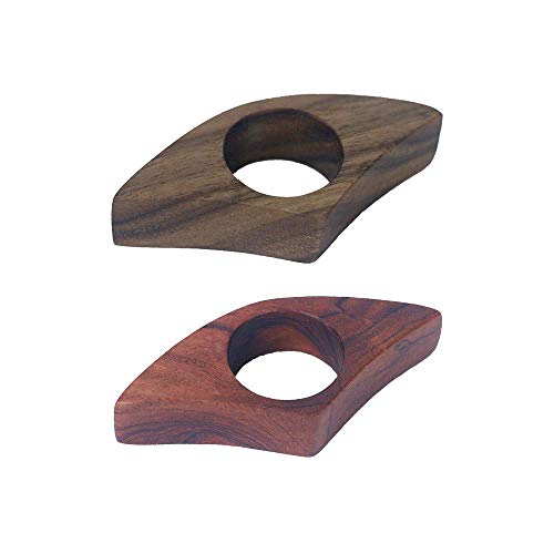 Handmade Wood Reading Bookmark Wooden Book Page Holder Thumb Wood Book Holder Accessory for Bookworm Book Lover Gifts, 2 Sizes (23mm)