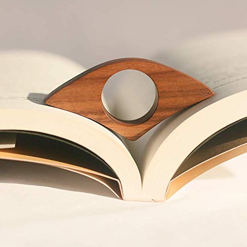 Handmade Wood Reading Bookmark Wooden Book Page Holder Thumb Wood Book Holder Accessory for Bookworm Book Lover Gifts, 2 Sizes (23mm)