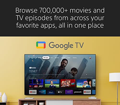 Sony 65 Inch 4K Ultra HD TV X80K Series: LED Smart Google TV with Dolby Vision HDR KD65X80K- 2022 Model