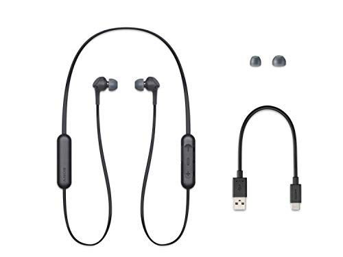 Sony WI-XB400 Wireless In-Ear Extra Bass Headset/Headphones with mic for phone call, Black