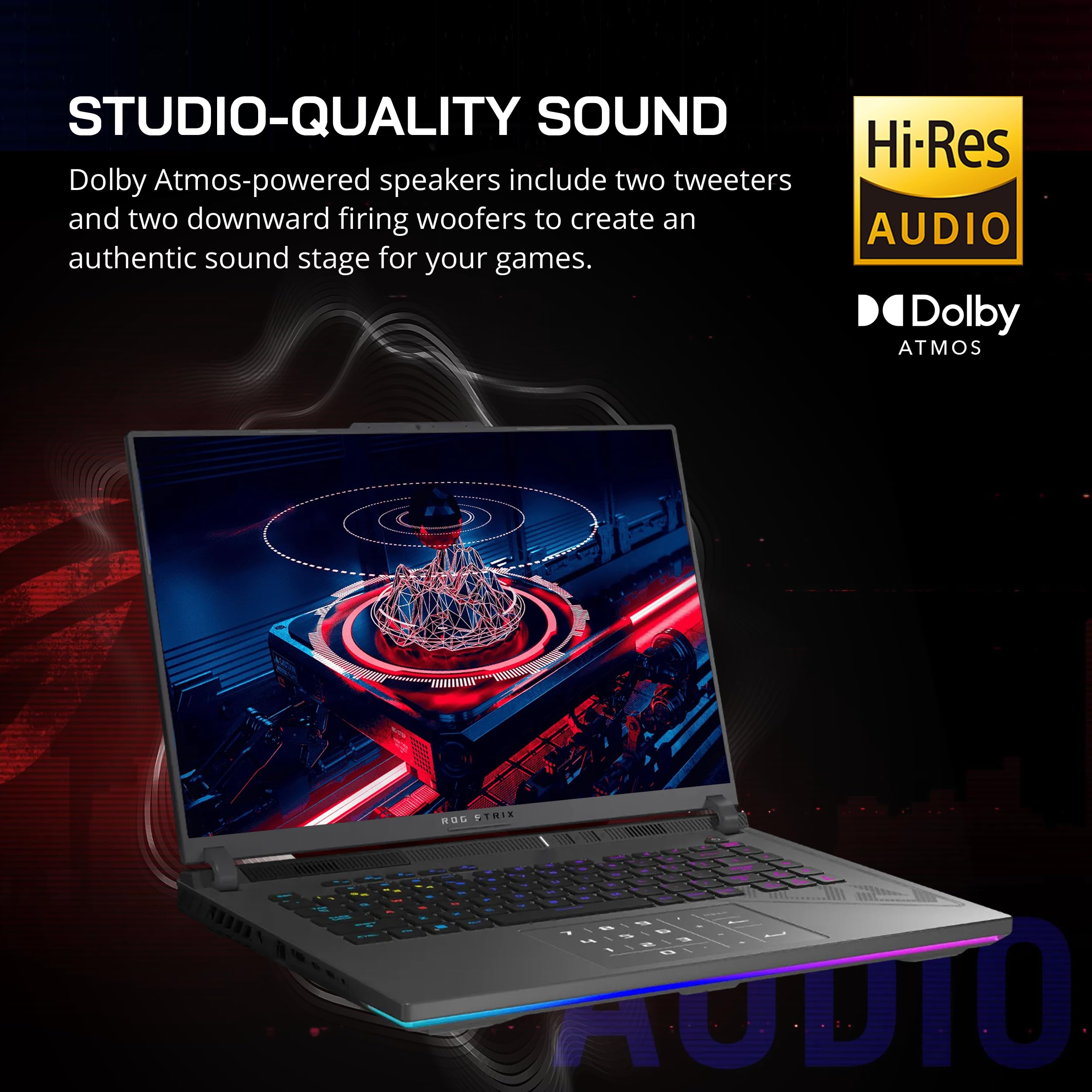 asus ASUS ROG Strix G16 16'' WUXGA 165Hz Gaming Laptop, Intel Core i7-13650HX, NVIDIA GeForce RTX 4060, 32GB DDR5 RAM, 2TB SSD, 4-Zone RGB Backlit Keyboard, Win 11 Pro, Gray, 32GB Hotface USB Card